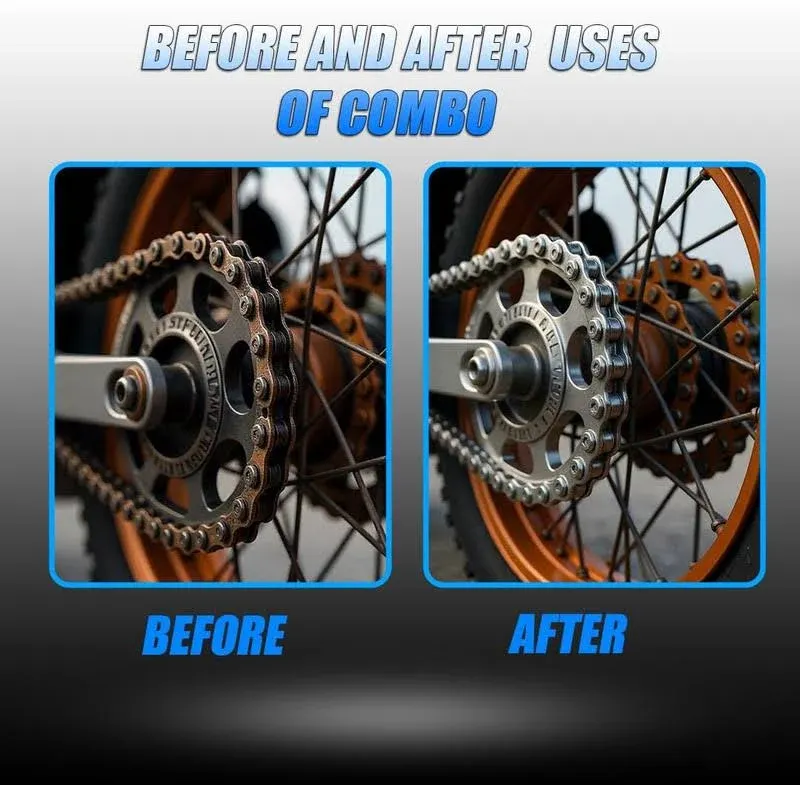 Moto Genius Chain Lube Applicator, Chain Cleaning Brush Combo | Reviews ...